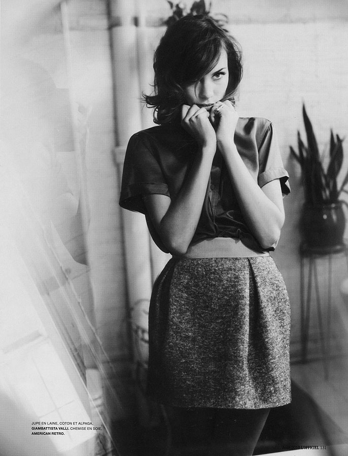 Alexa Chung: L’Officiel Paris August 2010