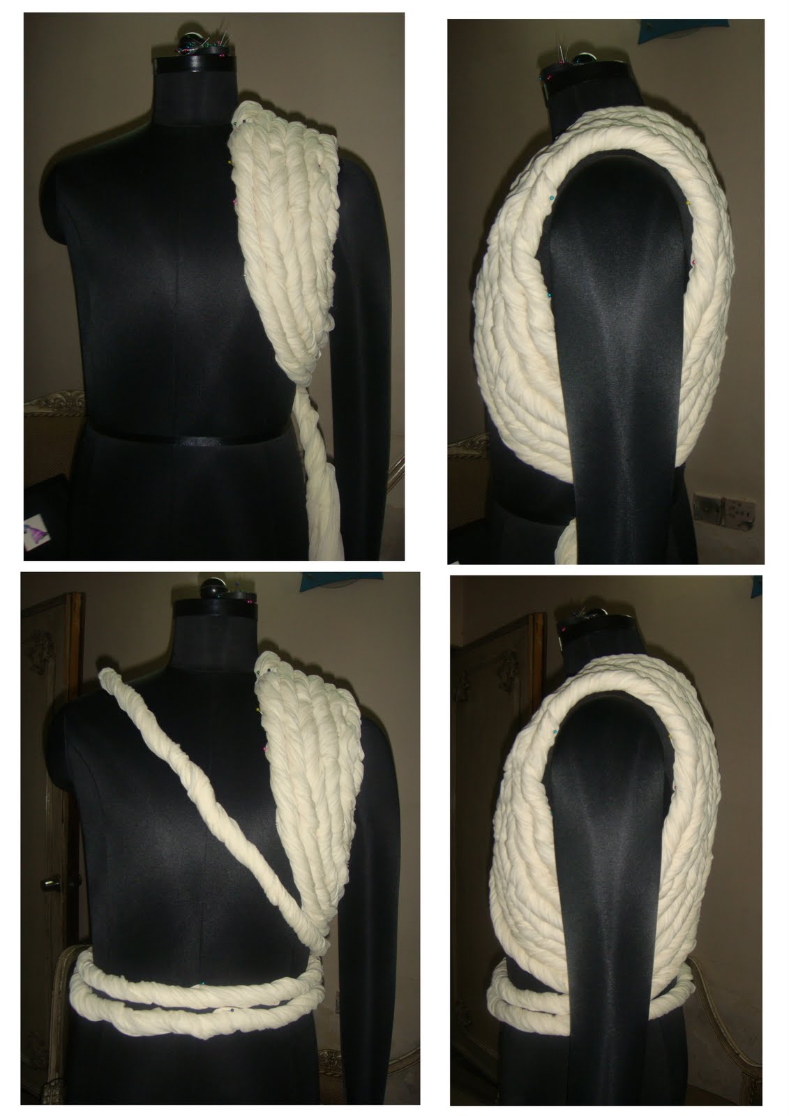 Concept & Prototyping: Explorations with twisted fabric