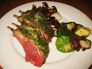 The Joyful Table: Rack of Lamb Persillade with Rutabaga Mash and Crispy ...