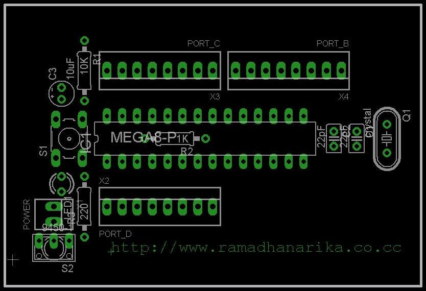Sistem Minimum ATMEGA8 ~ Elektronika