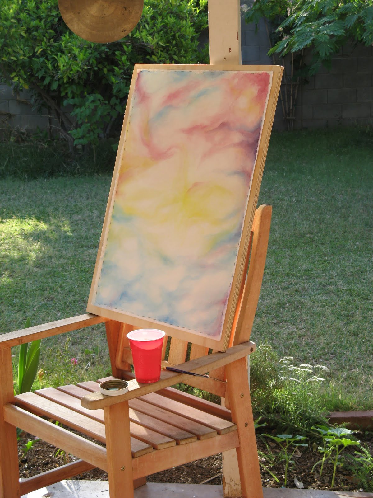 Teaching Handwork: painting rooms. Lazure and Veil