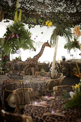 Metro Luxe Events Candice Vallone: A Jungle Safari Party