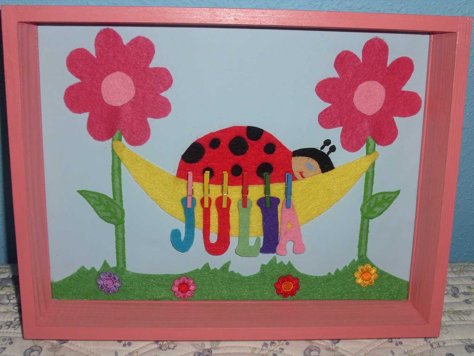 Mis labores con fieltro: Mi colección de cuadros