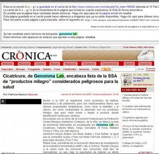 Genomma Lab hace productos peligrosos para consumo - Bardruck´s blog