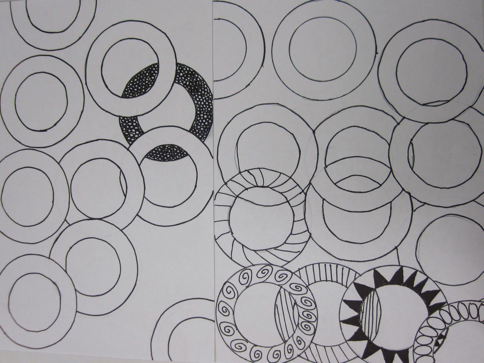 Think Create Art: Unity with Circles- 7th Grade