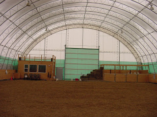 Covered buildings, hoop barns