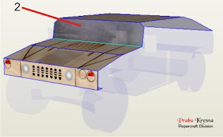 Papercraft and Papermodel: Humvee (HMMWV) Papercraft Instruction
