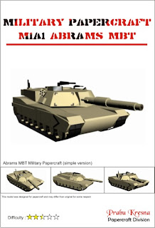 Papercraft and Papermodel: M1A1 Abrams Papercraft 1:35
