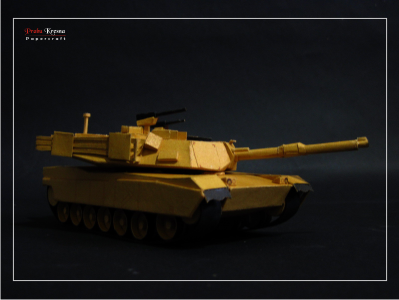 Papercraft and Papermodel: M1A1 Abrams Papercraft