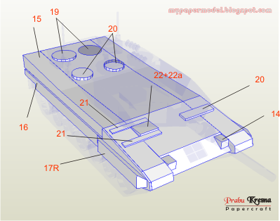 Papercraft and Papermodel: Leopard 2A6 Instructions