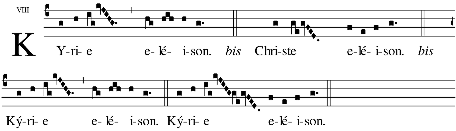 SALVE O GREGORIANO: KYRIALE XII E XVIII