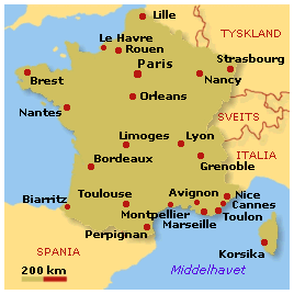 SøteJenter's Europatur: Fakta om Frankrike