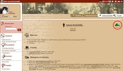 Geneanet : Recherche par individu ~ La Gazette des Ancêtres