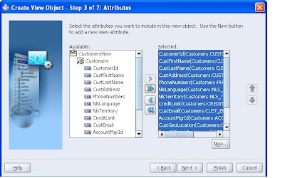 Oracle ADF Business Component (BC4J) ตอนที่ 4 View Object | Oracle and Java Blog