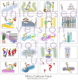 The Workplace Toons Blog: My Ethics Training Cartoon Pack is Here!