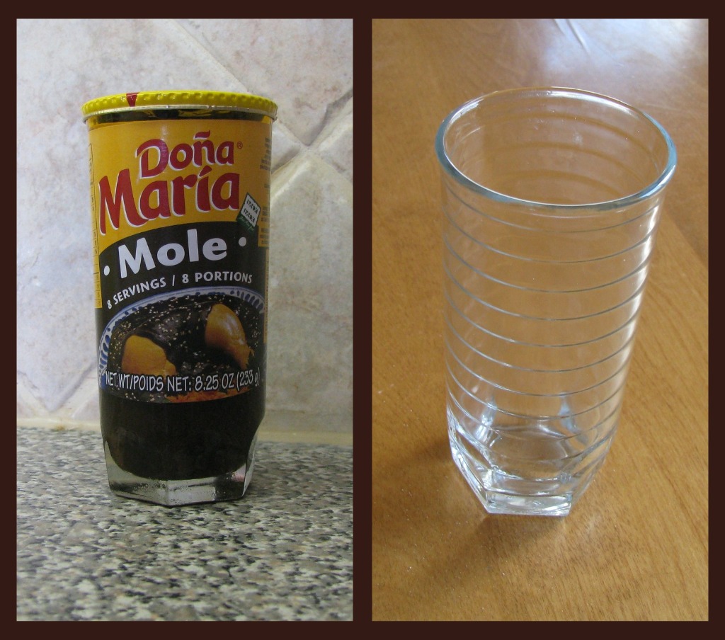 I bought Jelly on sale and with a coupon then reused the container as ...