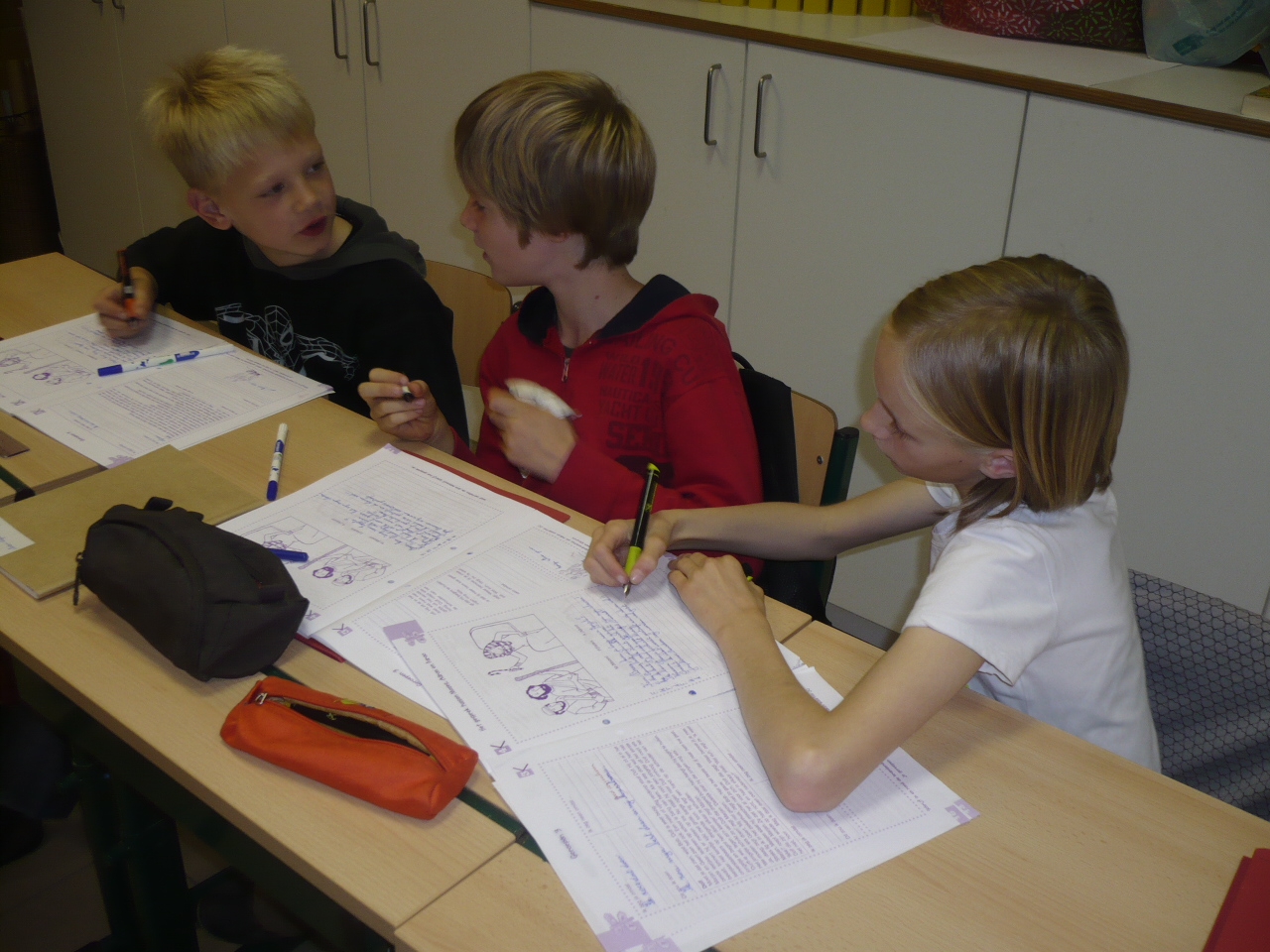 Vierde leerjaar: Groepswerk in de klas