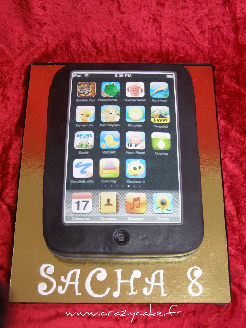 CRAZY CAKE - CAKE DESIGN, THIONVILLE, METZ, LUXEMBOURG: Gâteau "I-Phone"