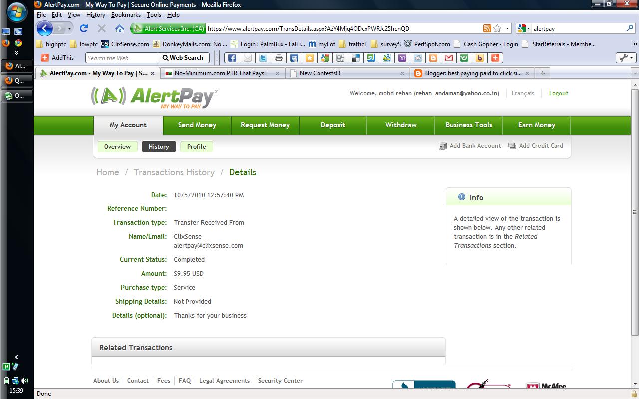 best paying paid to click sites