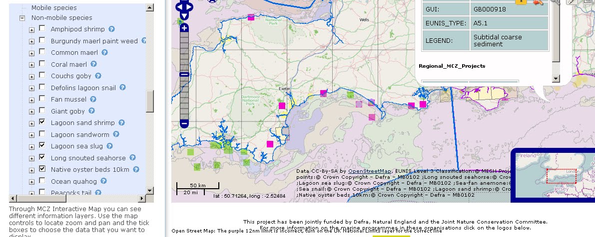 maps of world: MCZ Project Interactive Map