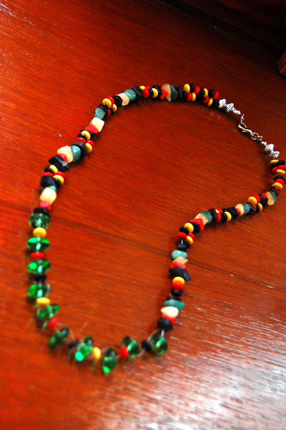 Wanderlust: Rasta Bead Necklace