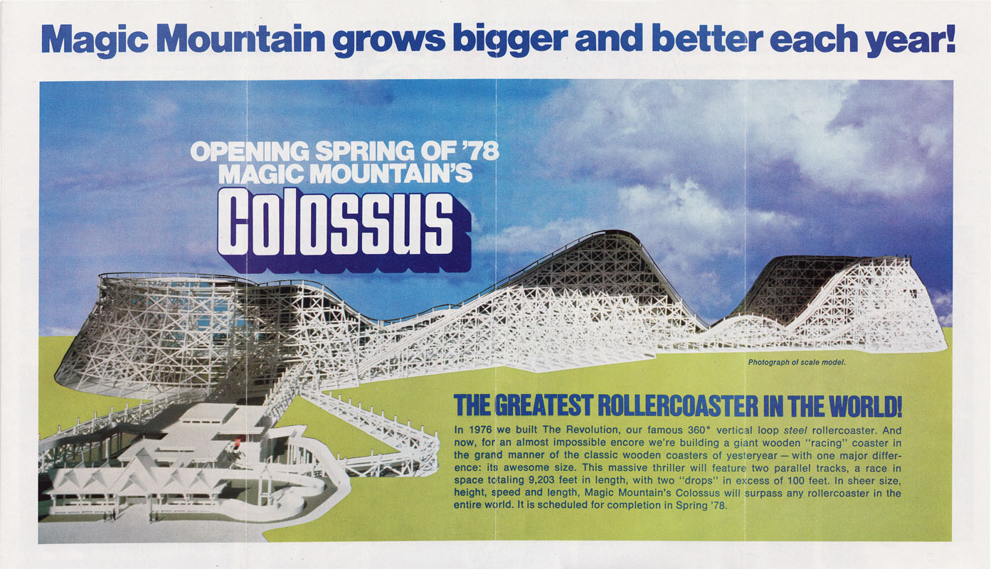 NewsPlusNotes: Sabrina's Brochure Spotlight: Magic Mountain 1978