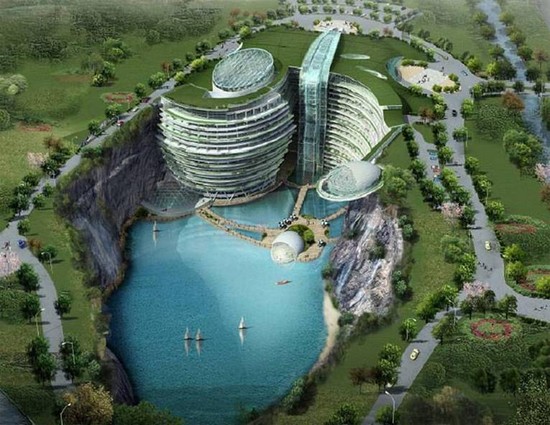 Environmental Pictures: China’s WaterWorld – Resort For A Future