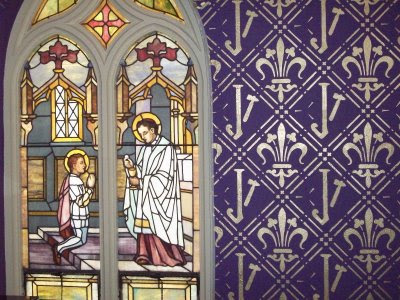 Haec Est Domus Domini: Done: Saint Joseph Altar stencils