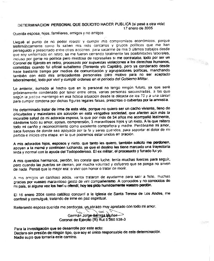 MOVIMIENTO 10 DE SEPTIEMBRE: CARTA PÓSTUMA DE NUESTRO AMIGO GERMÁN ...