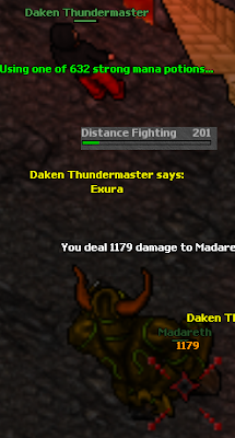 .: Mundo Tibiano: Royal Paladin caçando Madareth SOLO