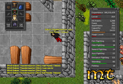 .: Mundo Tibiano: Royal Paladin caçando Madareth SOLO