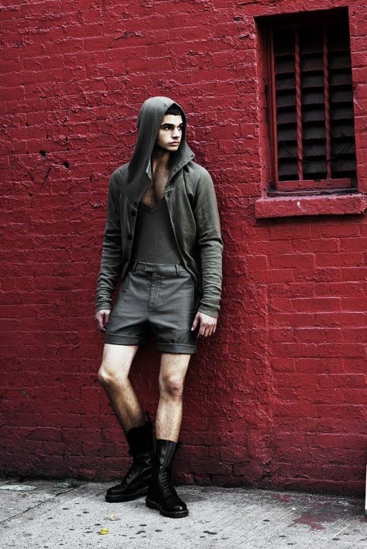 Boys in short shorts: Male models sport shorter shorts