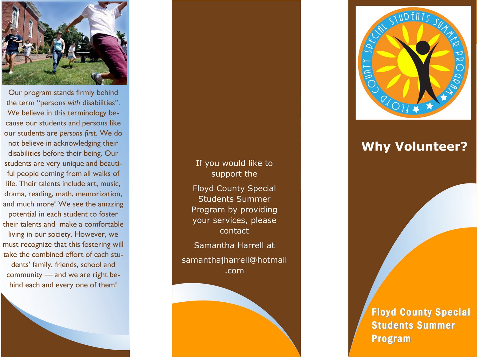 Floyd County Special Students Summer Program: New Volunteer and Donor ...