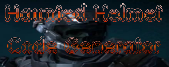 Halo Reach Haunted Helmet