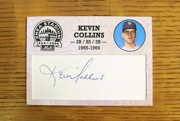 The Amazing Shea Stadium Autograph Project: #59) KEVIN COLLINS