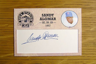 The Amazing Shea Stadium Autograph Project: #91) SANDY ALOMAR, SR.