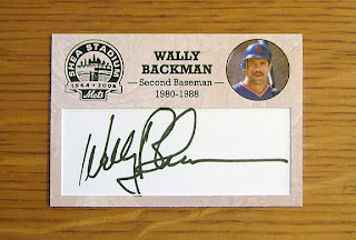 The Amazing Shea Stadium Autograph Project: #264) WALLY BACKMAN