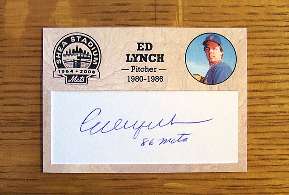The Amazing Shea Stadium Autograph Project: #262) ED LYNCH