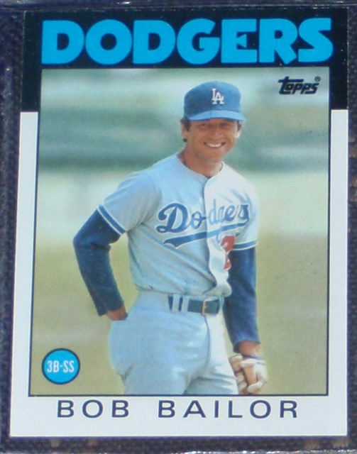 Buy Baseball Cards: Topps 522 1986 Bob Bailor