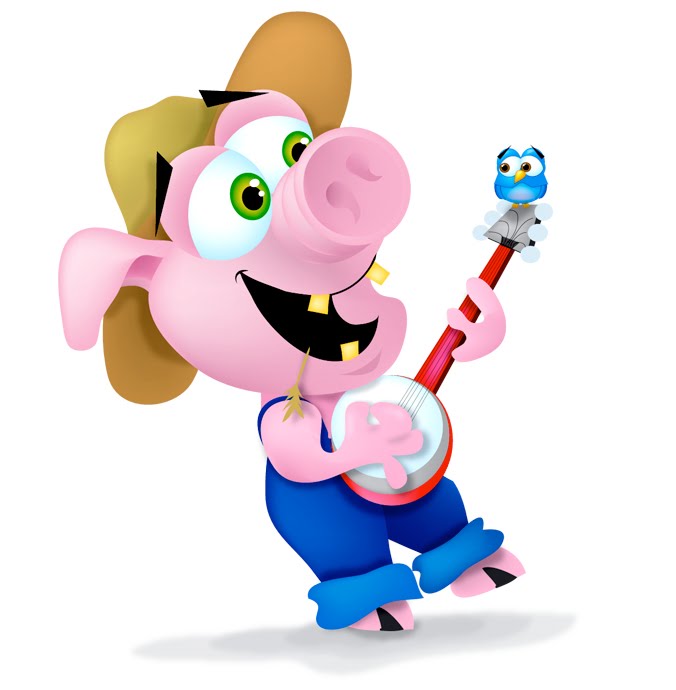 Jacktoons: Dueling Banjo Pigs