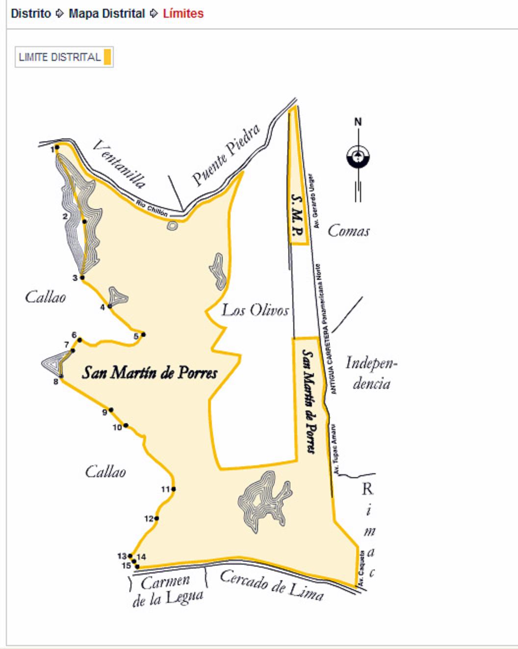 Limites de SMP,Independencia,Comas y Los Olivos - Foros Perú