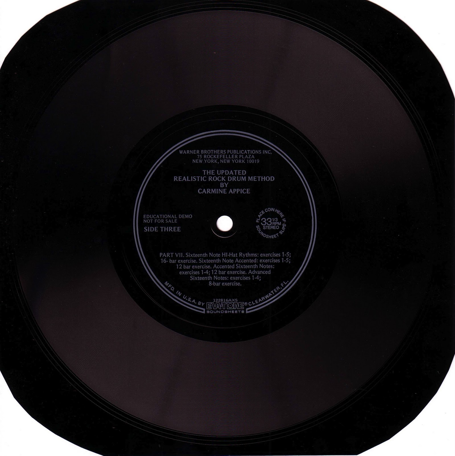 dispokino: The updated realistic rock drum method (on flexi-disc!)