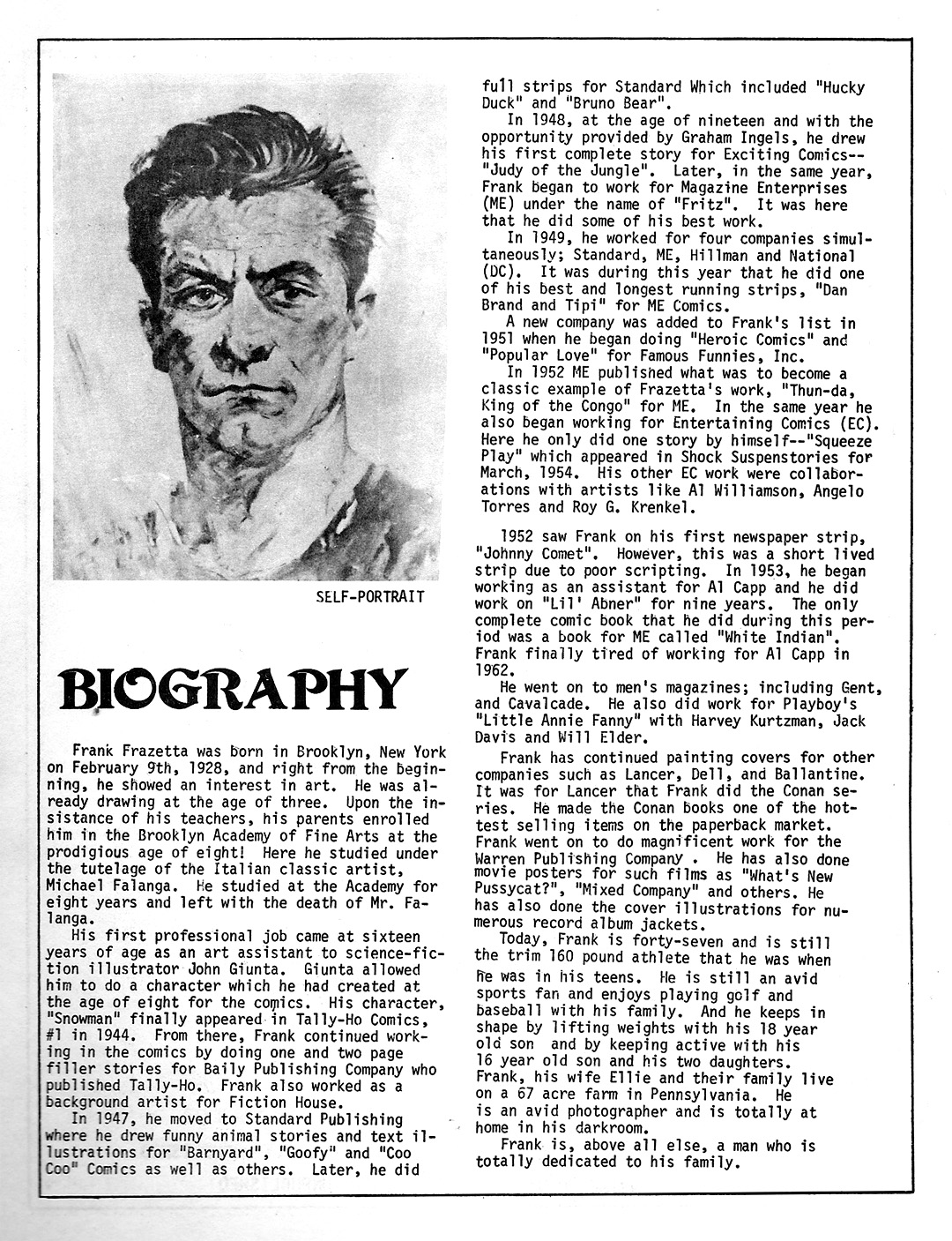 BLACK 'N' WHITE AND RED ALL OVER: POST # 37 - "THUN'DA" by FRANK ...