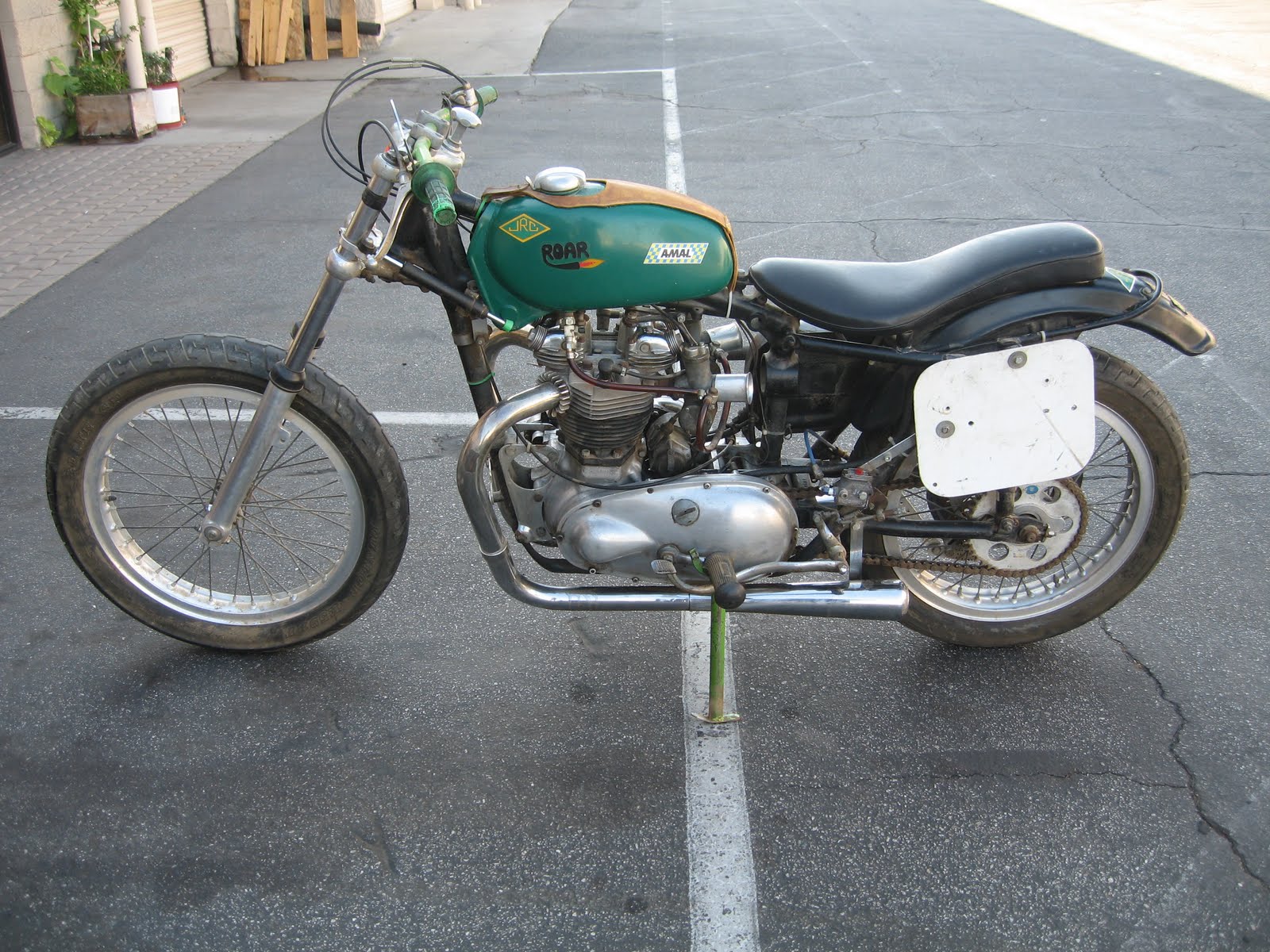 Lowbrow Customs Blog-O-Rama: Pre Unit Triumph Race Bike For Sale