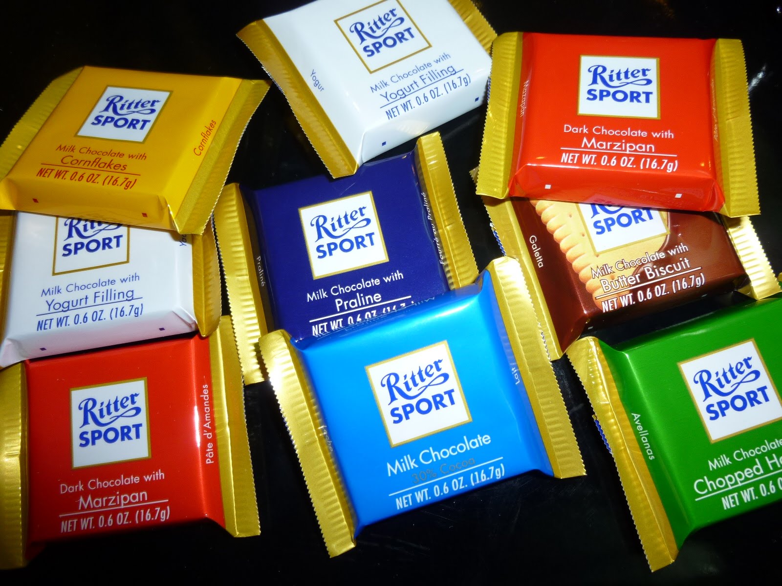 Food For Foreigners: Yummy Ritter Sport mini bars at Carrefour