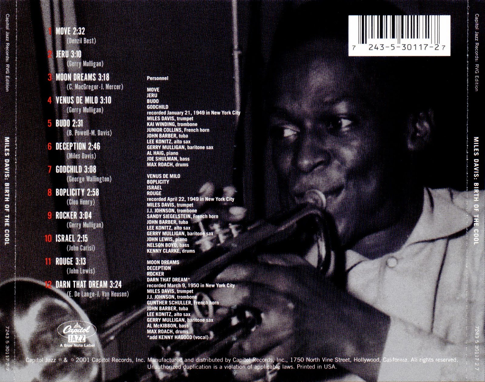 Natural Elements: Miles Davis - Birth of Cool - 1950