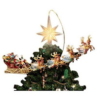 Animated Christmas Decorations: Animated Christmas Tree Toppers - Santa ...