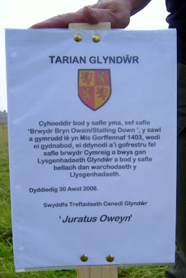 BRWYDR BRYN OWAIN ( The Battle of Stalling DOWN) Bontfaen Gorffennaf 1403.