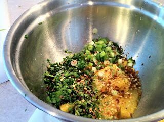 Food Creations: Gross looking pasta that tastes pretty good.