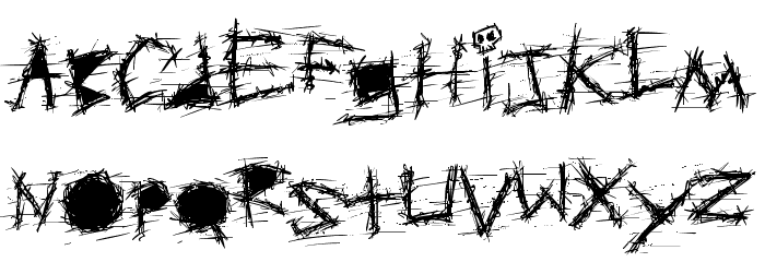 Emotion Explorer: Some Examples of Angry Fonts